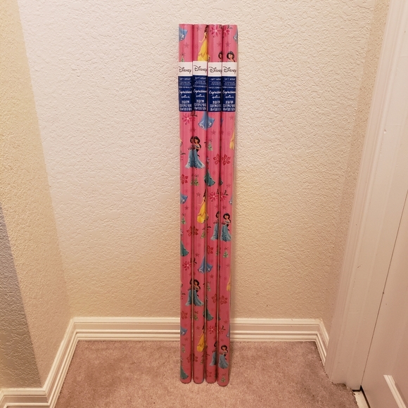 Disney | Party Supplies | Disney Princess Wrapping Paper Gift Wrap Roll ...